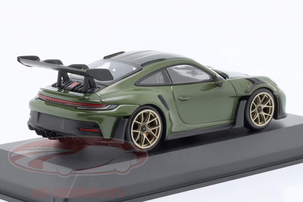 Minichamps 1:43 Porsche 911 (992) GT3 RS Weissach package year 2024 natooliv green 413062118 ...