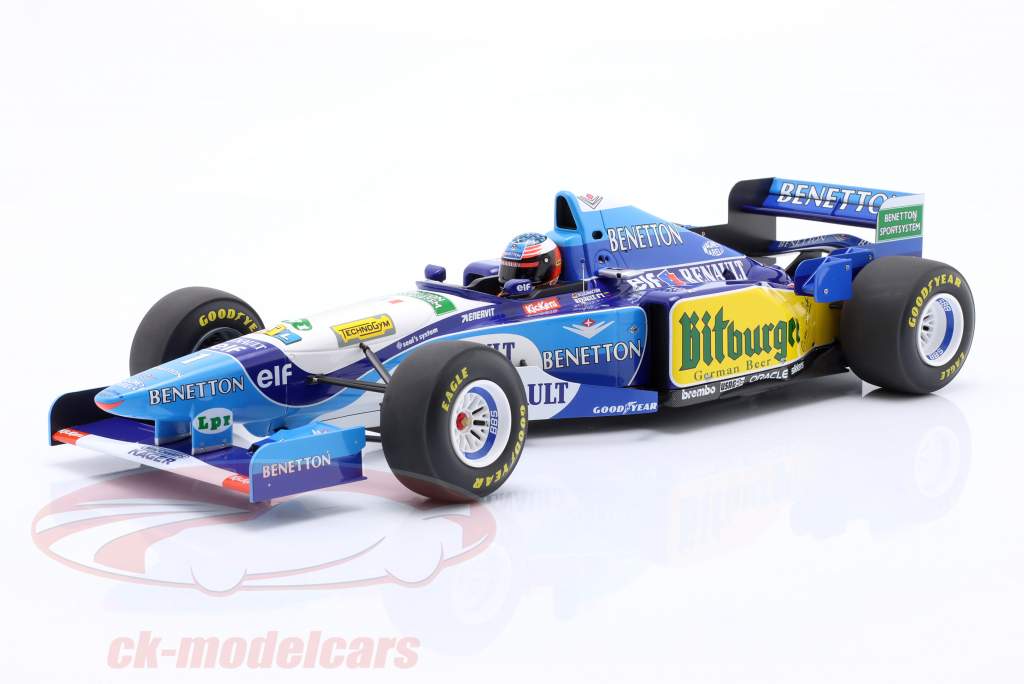 Minichamps 1:12 M. Schumacher Benetton B195 #1 Winner Europe GP Formula 1 World Champion 1995 ...