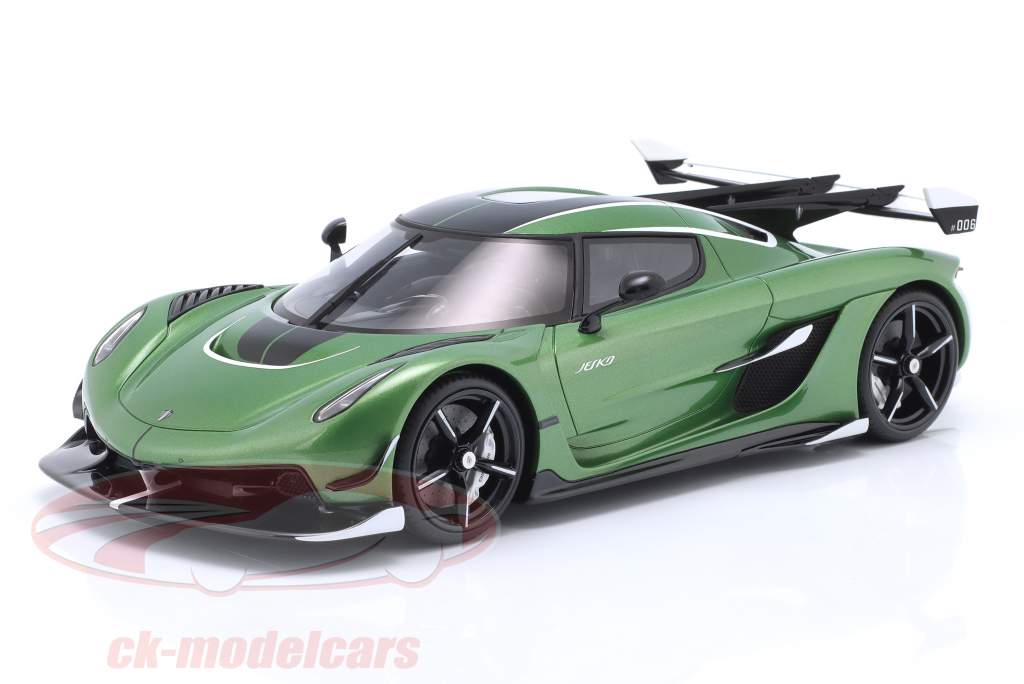 GT-SPIRIT 1:18 Koenigsegg Jesko Baujahr 2024 grün metallic / weiß GT927 ...