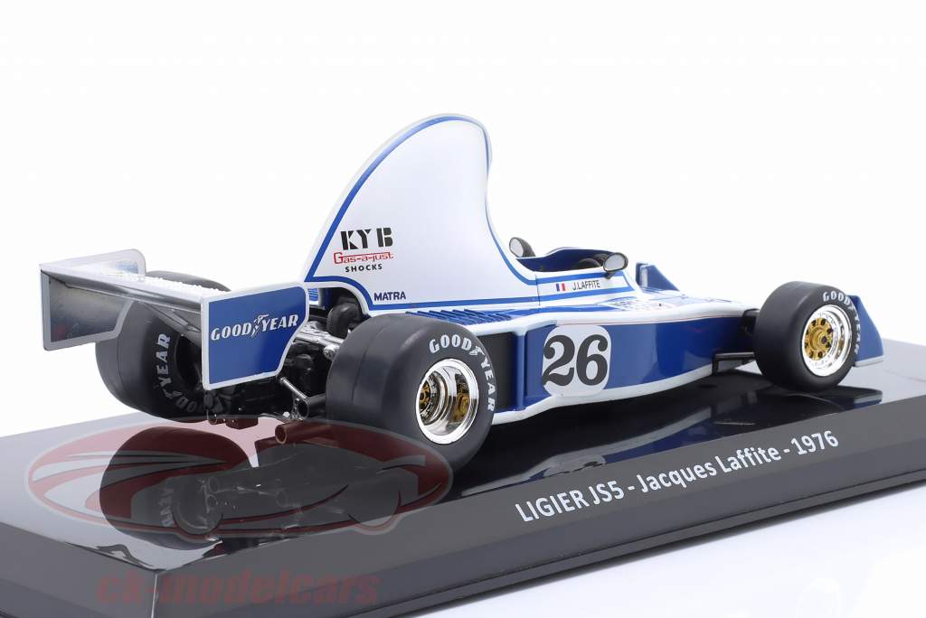 Premium Collectibles 1:24 Jacques Laffite Ligier JS5 #26 Formel 1 1976 ...