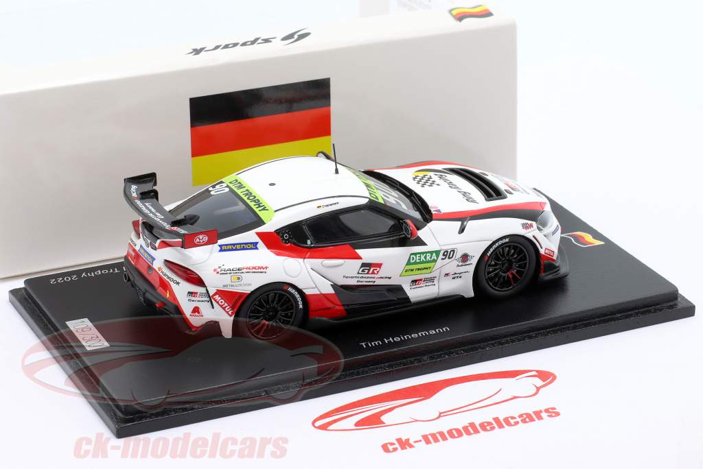 Spark 1:43 Toyota GR Supra GT4 #90 DTM Trophy チャンピオン 2022 Tim Heinemann ...