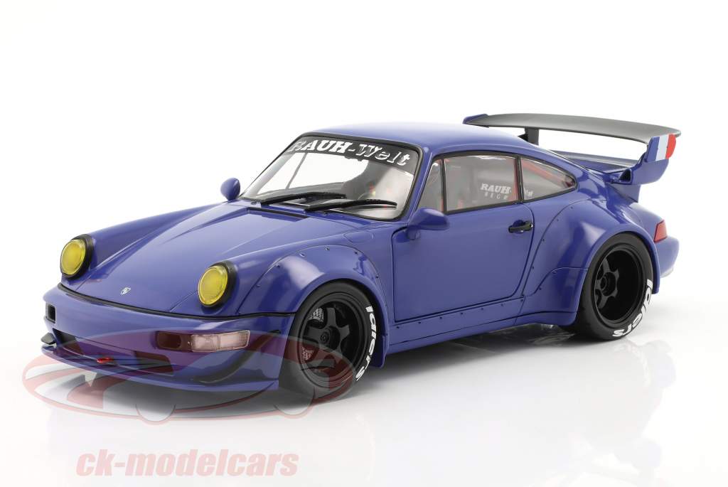 Solido 1:18 Porsche 911 (964) RWB Rauh-Welt Champagne year 2017 blue ...