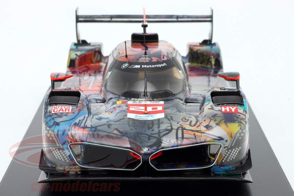 BMW M Hybrid V8 #20 24h LeMans 2024 Art Car Julie Mehretu 1:18 Spark ...