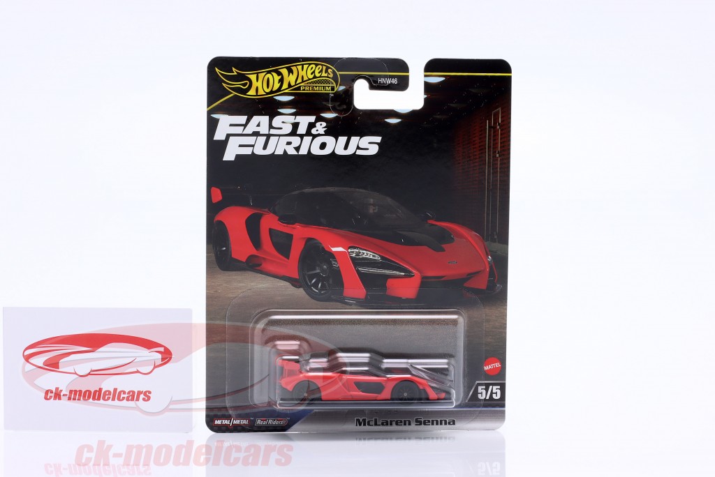HotWheels 1:64 McLaren Senna (Fast & Furious) red JBL92 model car JBL92 ...