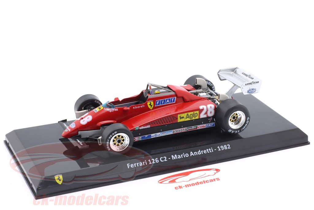 Premium Collectibles 1:24 Mario Andretti Ferrari 126C2 #28 Formula 1 ...