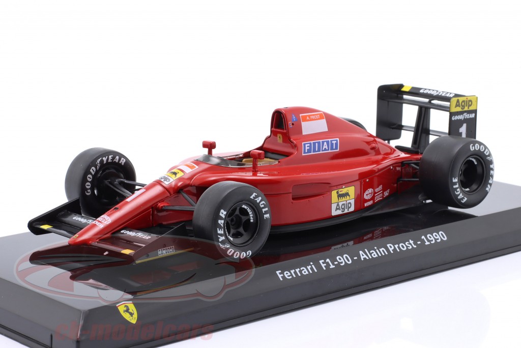 Premium Collectibles 1:24 Alain Prost Ferrari F1-90 #1 Formula 1 1990 ...