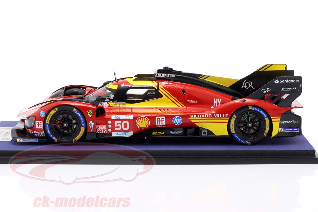 LookSmart 1:18 Ferrari 499P #50 勝者 24h LeMans 2024 Fuoco, Molina ...
