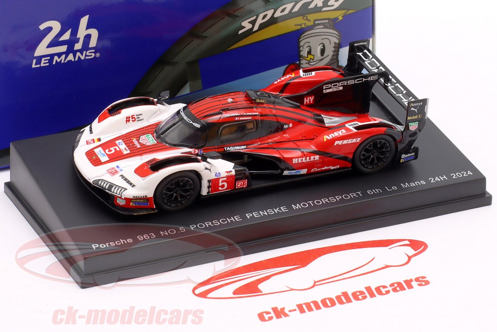 Spark 1:64 Porsche 963 #5 6位 24h LeMans 2024 Penske Motorsport Y404 モデル ...