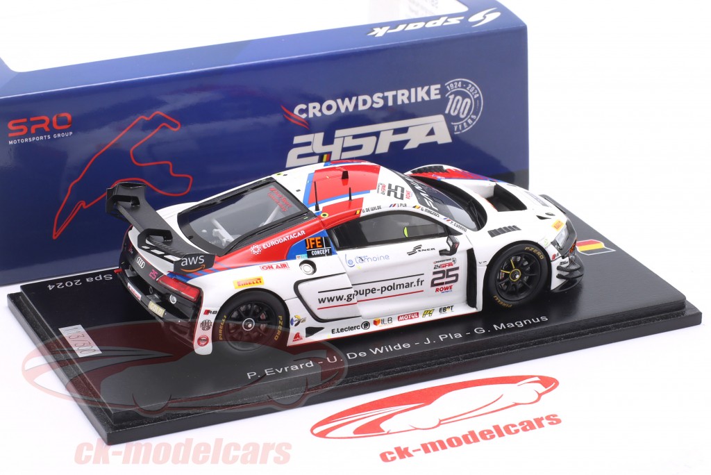 Spark 1:43 Audi R8 LMS GT3 Evo II #25 24h Spa 2024 Sainteloc Racing SB791 モデル 車 SB791 9580006727916