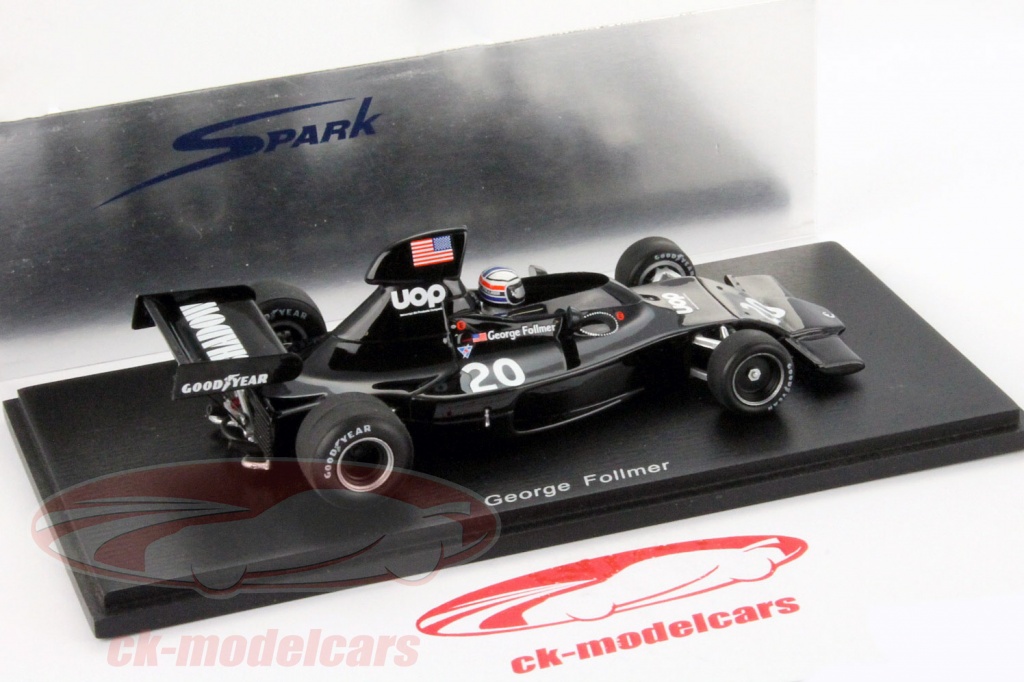Spark 1:43 G. Follmer Shadow DN1 #20 Tercero España GP Fórmula 1 1973 ...