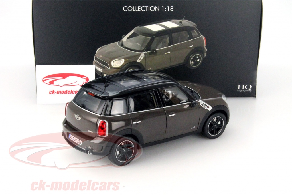 Norev 1:18 Mini Cooper S Countryman Year 2010 brown / black 183104 ...