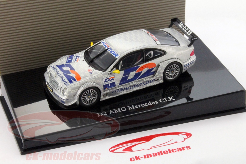 AUTOart 1:43 B. Schneider D2 AMG Mercedes CLK #1 Gagnant DTM 2000 MB B66961908 modèle voiture ...