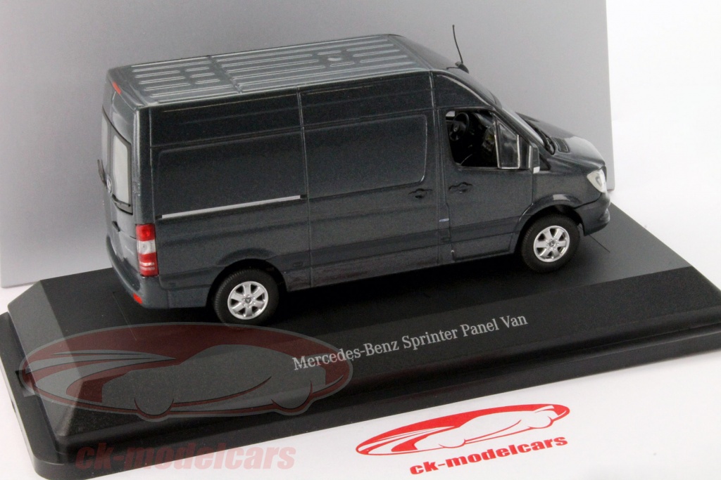 Premium Classixxs 1:43 Mercedes-Benz Sprinter panel van Tenorite gray ...
