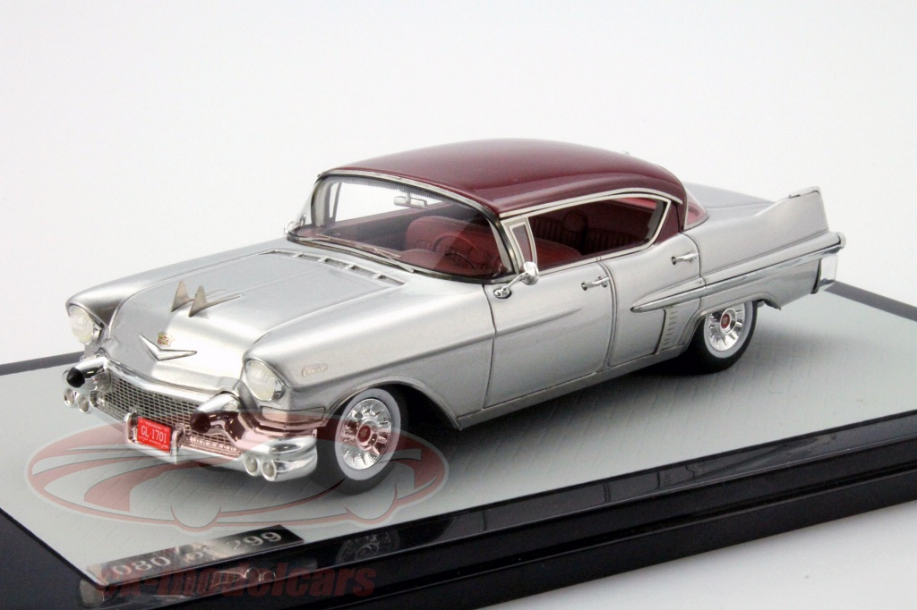Great Lighting Models 1:43 Cadillac Fleetwood 62 Year 1957 silver ...