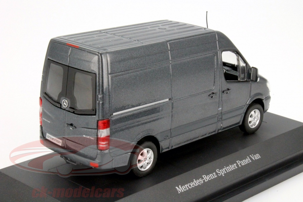 Premium Classixxs 1:43 Mercedes-Benz Sprinter panel van Tenorite gray ...