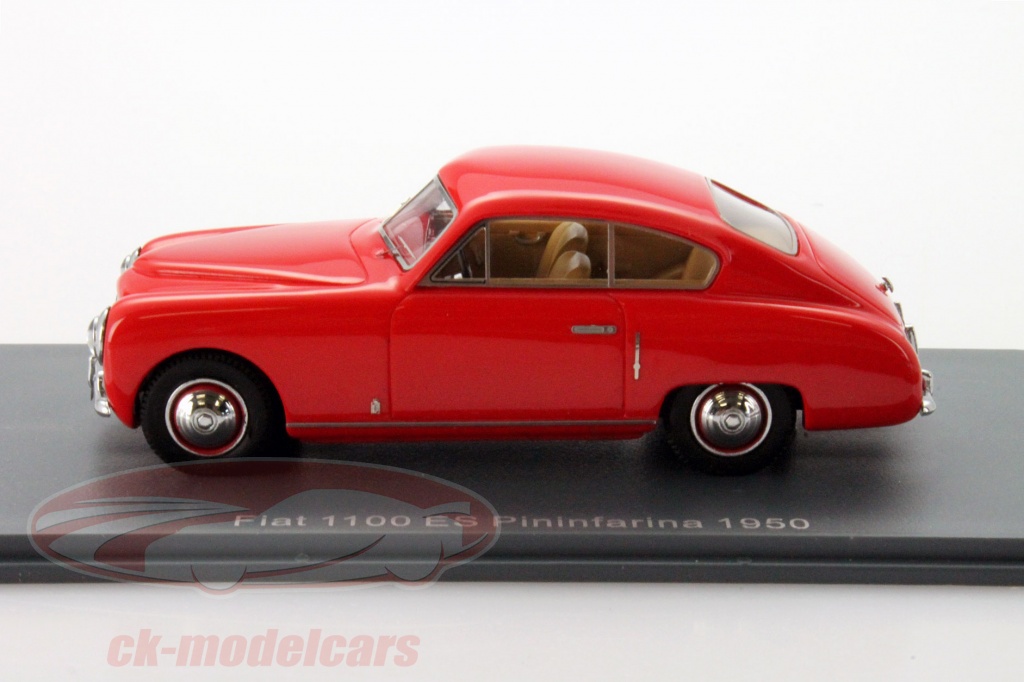 Neo 1:43 Fiat 1100 ES Pininfarina Año 1950 rojo NEO45100 modelo coche ...