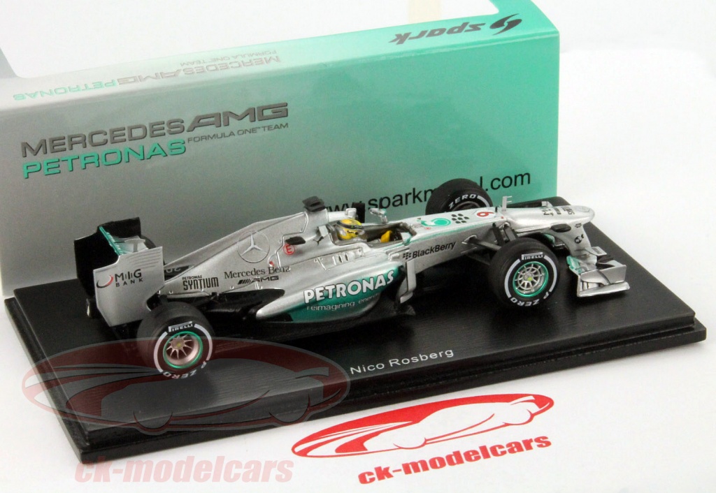 Spark 1:43 Nico Rosberg AMG Petronas F1 W04 #9 Winner British GP ...