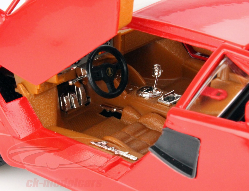 Bburago 1:18 Lamborghini Countach 5000 Quattrovalvole red 18-12027 ...