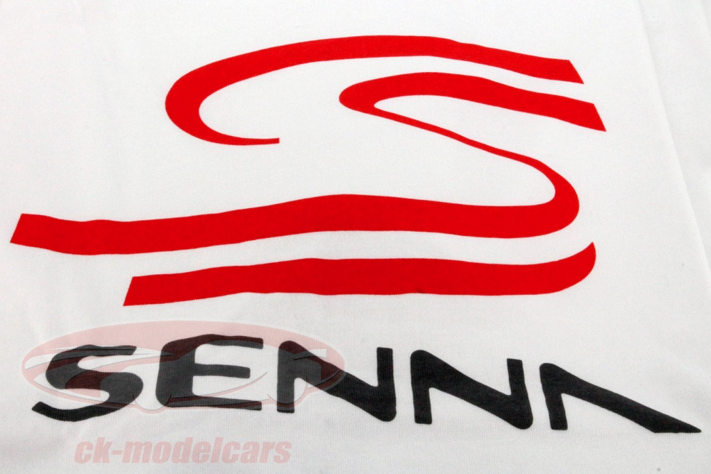 Ayrton Senna Ladies Logo T-shirt Senna S white Size M AS-14-3110 AS-14 ...