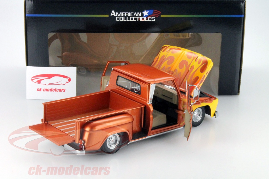 Sun Star Models 1:18 Chevrolet Корвет C-10 Stepside Пикап Lowrider 1965 ...