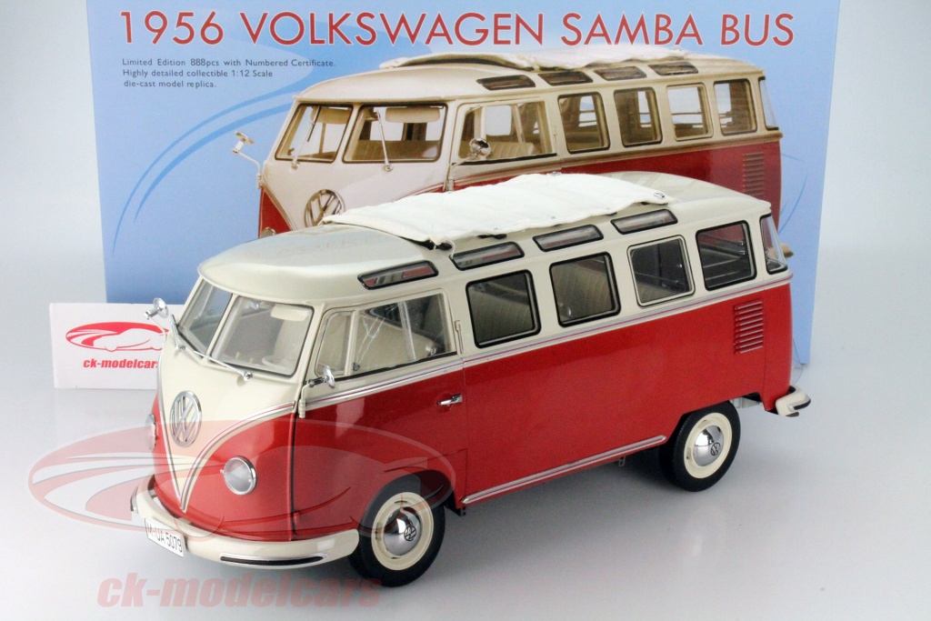 Sun Star Models 1:12 Volkswagen VW Samba Bus Baujahr 1956 beige grau ...