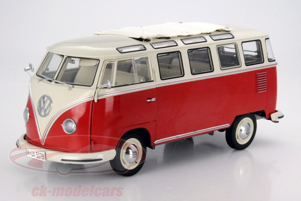 Sun Star Models 1:12 Volkswagen VW Samba Bus Year 1956 beige gray ...