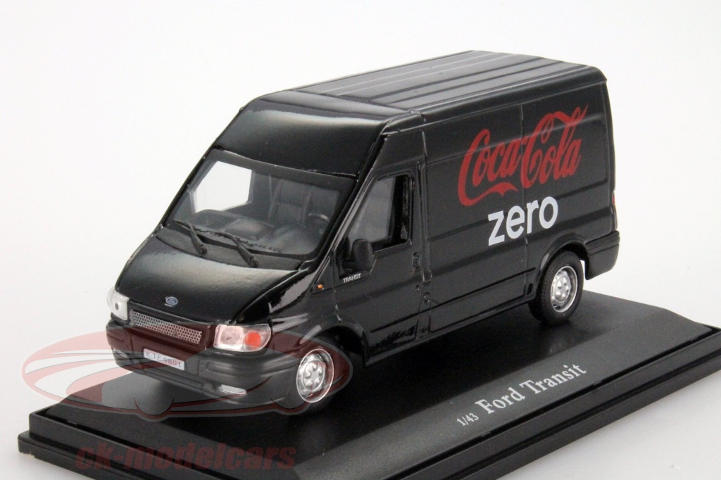 Motorcity 1:43 Ford Transit Bus Coca-Cola Zero black Motor City 434735 ...