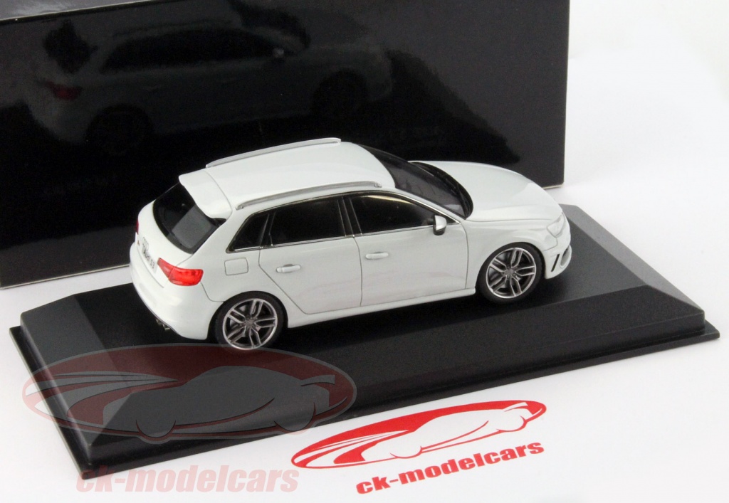 Minichamps 1:43 Audi S3 Sportback Year 2013 white 437013010 model car ...