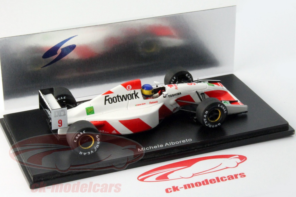 Spark 1:43 Michele Alboreto Footwork FA13 #9 GP Monaco Formula 1 1992 ...