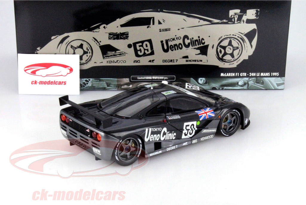 Minichamps 1:18 McLaren F1 GTR #59 Winner 24 LeMans 1995 Dalmas, Sekiya, Lehto 530133559 model ...