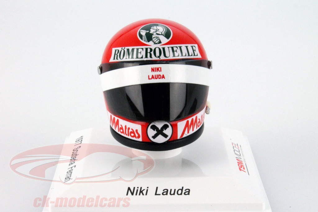True Scale 1:8 Niki Lauda Scuderia Ferrari Formula 1 1977 Helmet ...