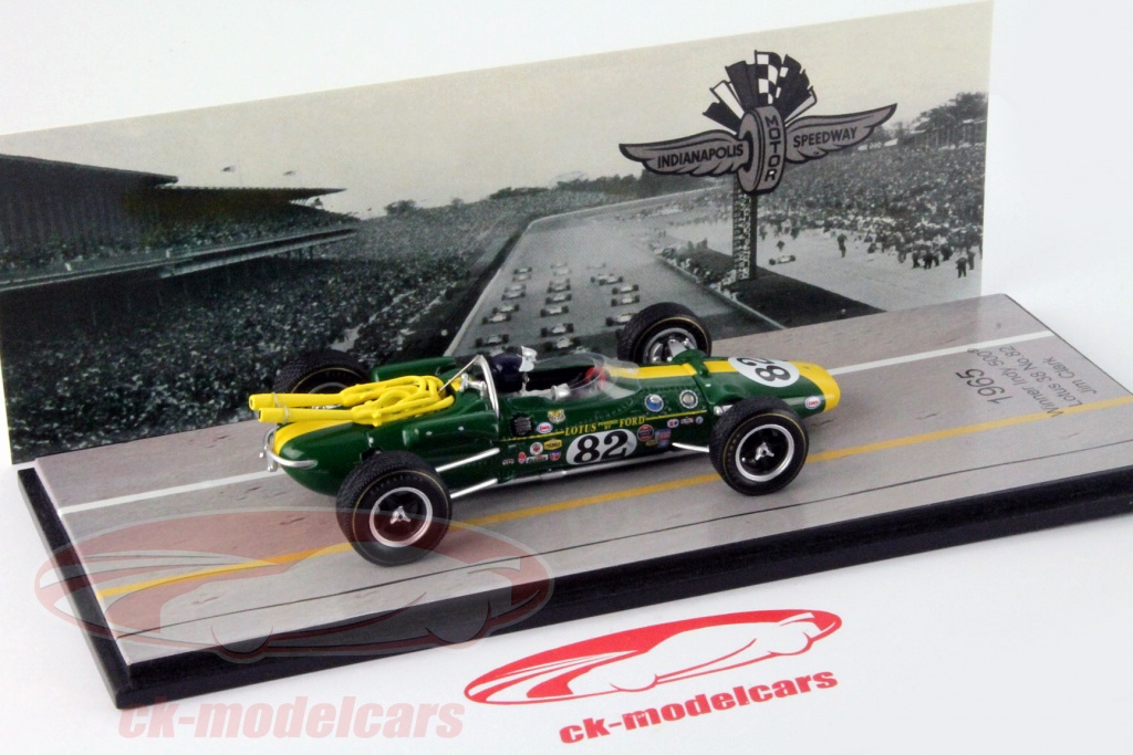 Spark 1:43 Jim Clark Lotus 38 #82 当選者 インディ 500 1965 43IN65 モデル 車 43IN65 ...
