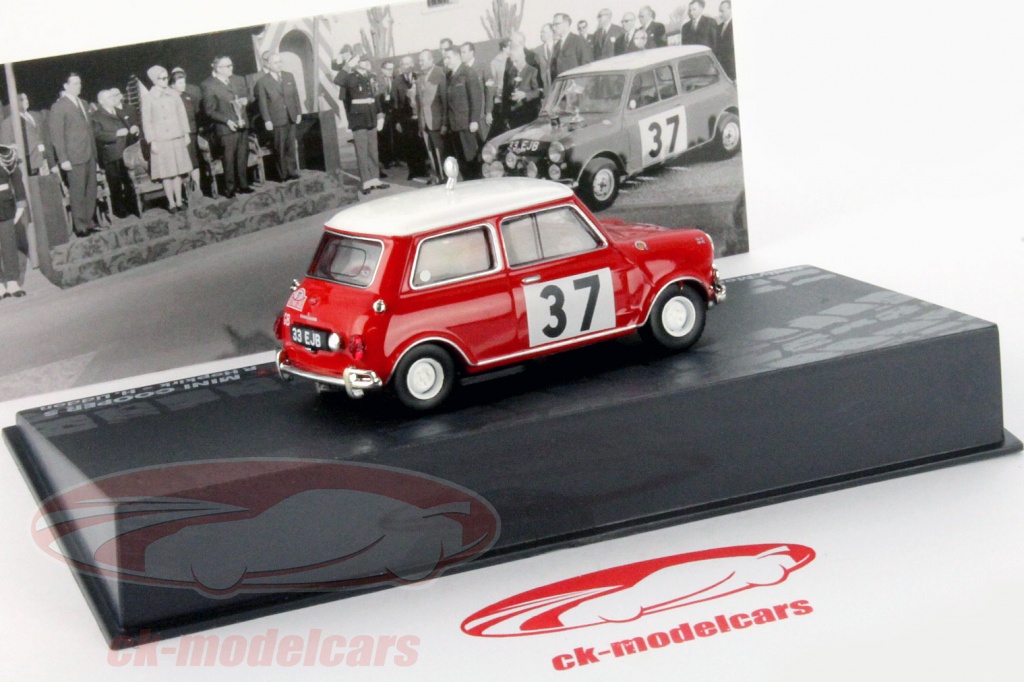 Altaya 1:43 Mini Cooper S #37 Rally Monte Carlo 1964 Hopkirk / Liddon ...