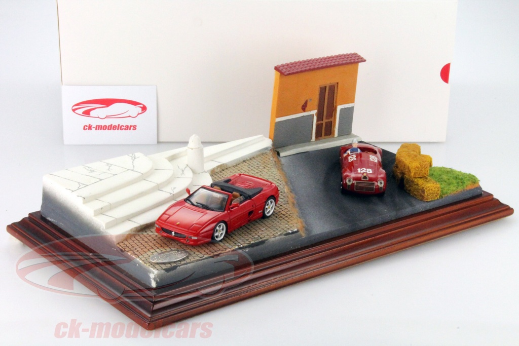 La Mini Miniera 1:43 Ferrari 2-Car Set Diorama 50 Years Ferrari MMD50 ...