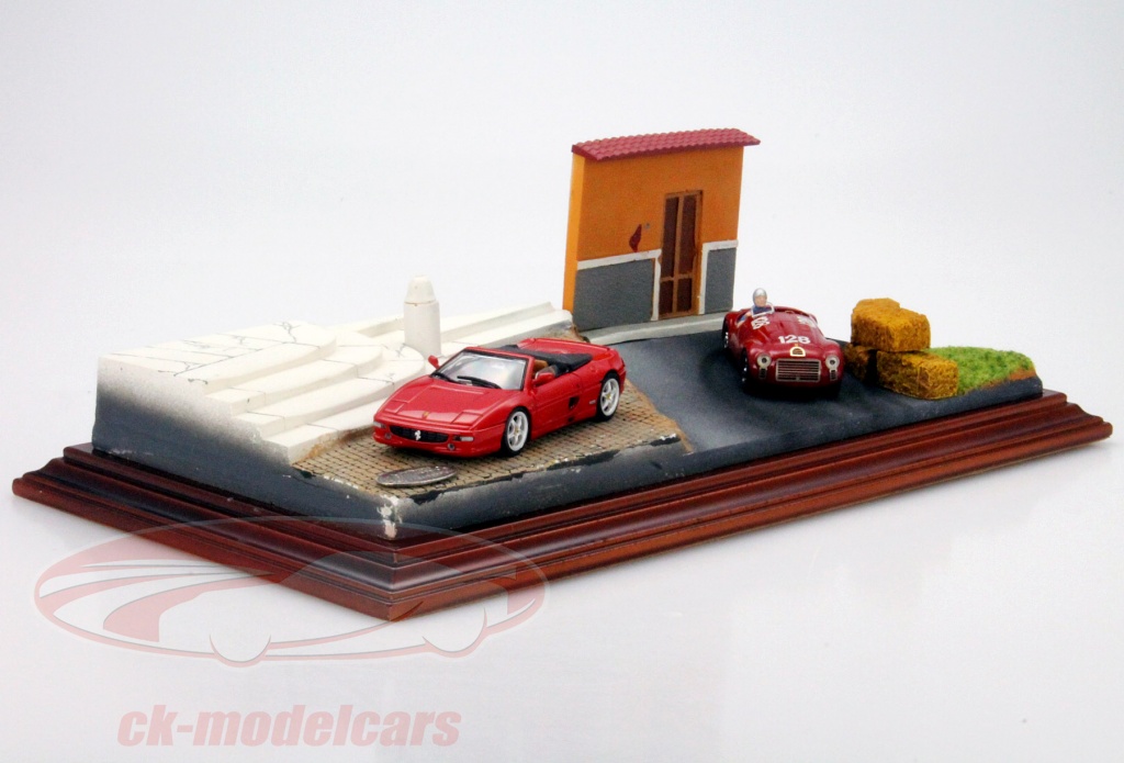 La Mini Miniera 1:43 Ferrari 2-Car Set Diorama 50 Years Ferrari MMD50 ...