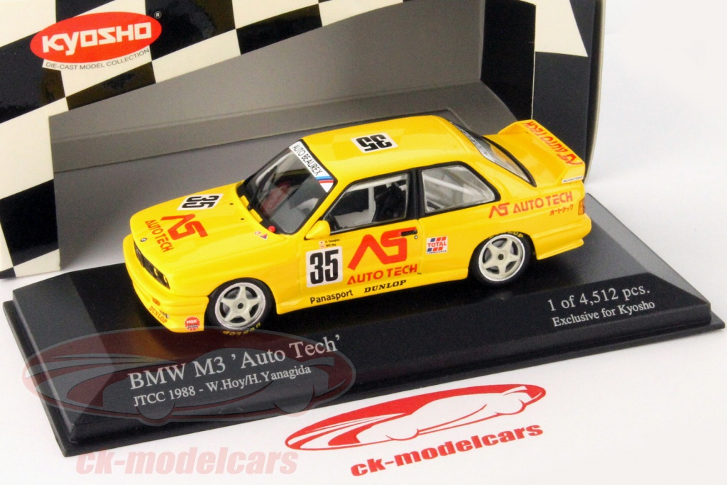 Minichamps 1:43 BMW M3 (E30) Auto Tech #35 JTCC 1988 Hoy / Yanagida ...