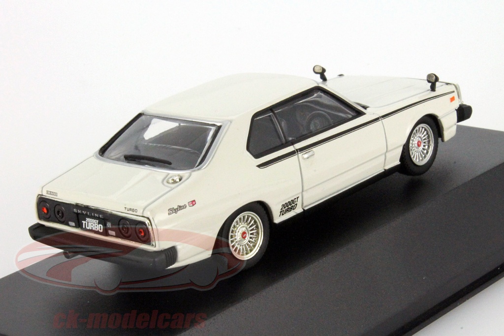 Dism 1:43 Nissan Skyline 2000 Turbo GT ES Jaar 1980 wit 73612 model ...