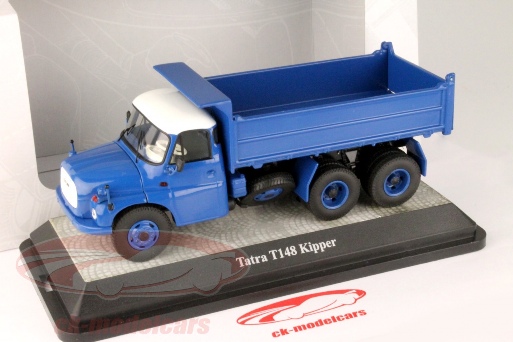 Premium Classixxs 1:43 Tatra T148 S3 3-way tipper blue / white 12801 ...
