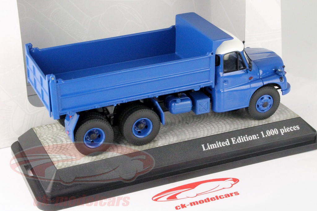 Premium Classixxs 1:43 Tatra T148 S3 3-way tipper blue / white 12801 ...