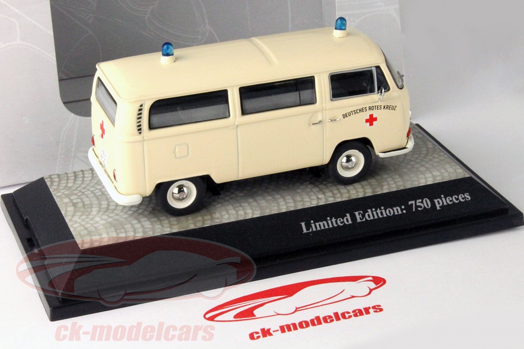Premium Classixxs 1:43 Volkswagen VW T2a Ambulance DRC 11335 model car ...