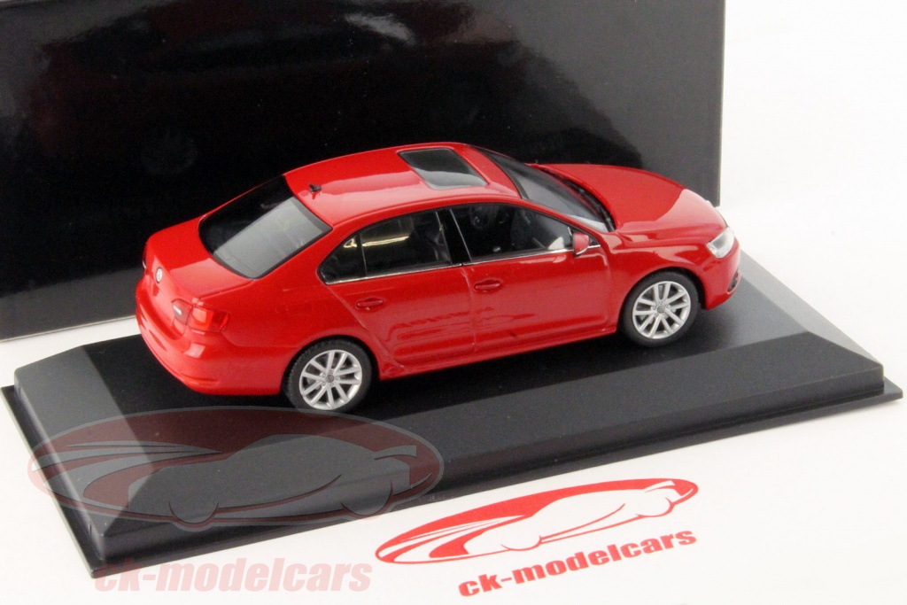 Minichamps 1:43 Volkswagen VW Jetta built in 2010 tornado red 400059001 ...