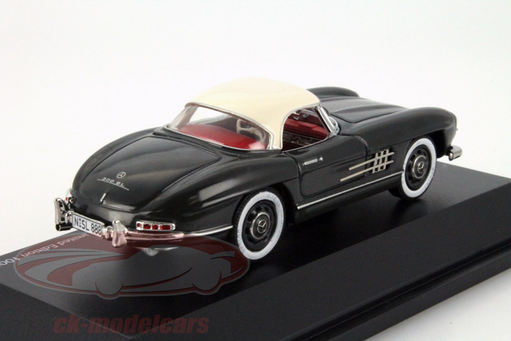 Schuco 1:43 Mercedes-Benz 300 SL Roadster Hardtop gray / white ...