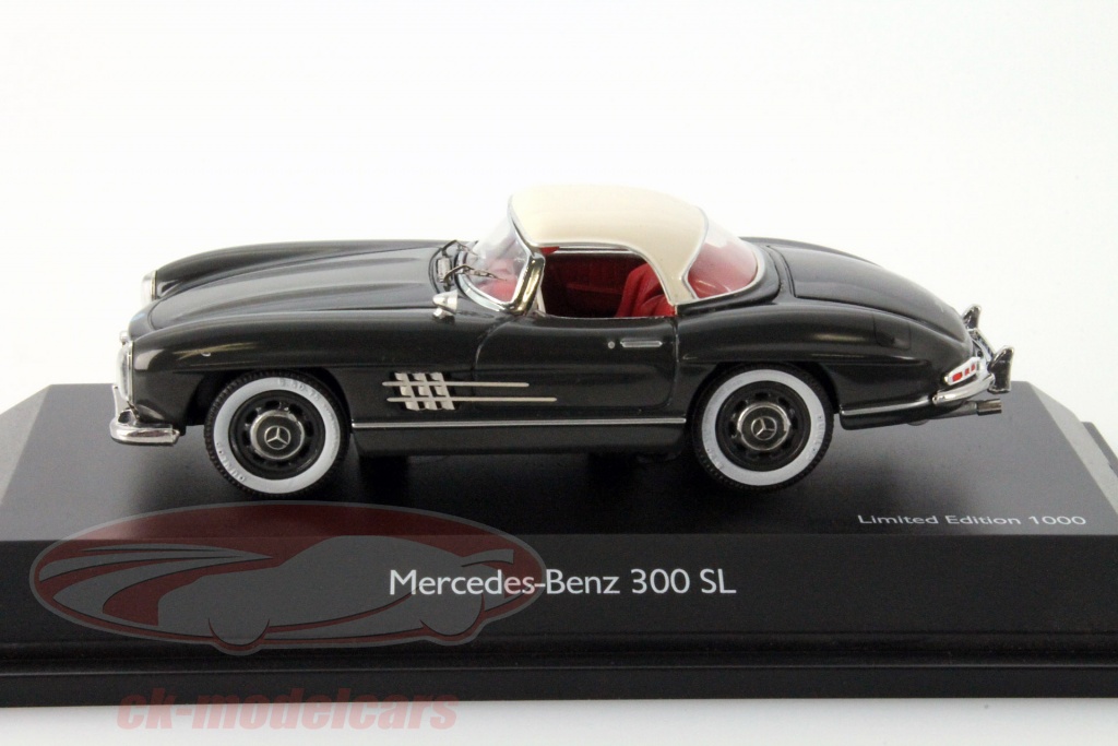 Schuco 1:43 Mercedes-Benz 300 SL Roadster Hardtop gray / white ...