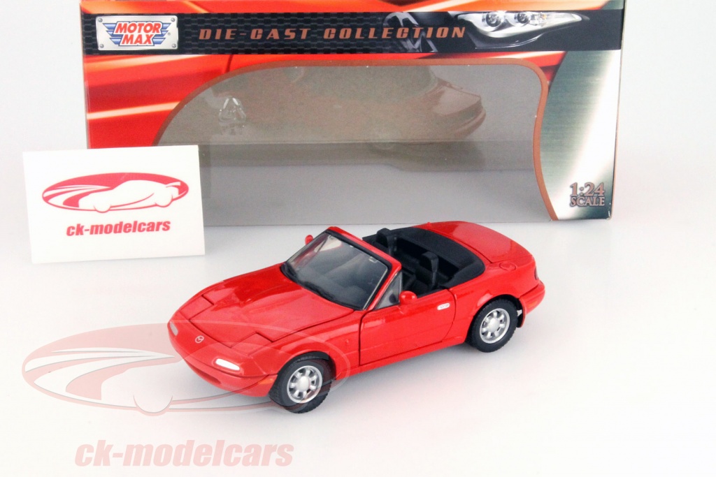 MotorMax 1:24 Mazda MX-5 Miata rot 73262RD Modellauto 73262RD 661732732623