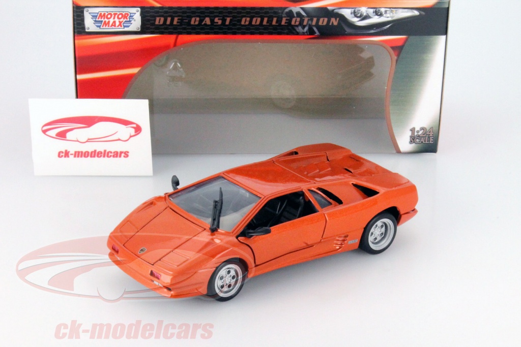MotorMax 1:24 Lamborghini Diablo orange metallic 73201MO model car ...