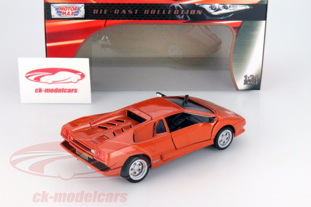 MotorMax 1:24 Lamborghini Diablo orange metallic 73201MO model car ...