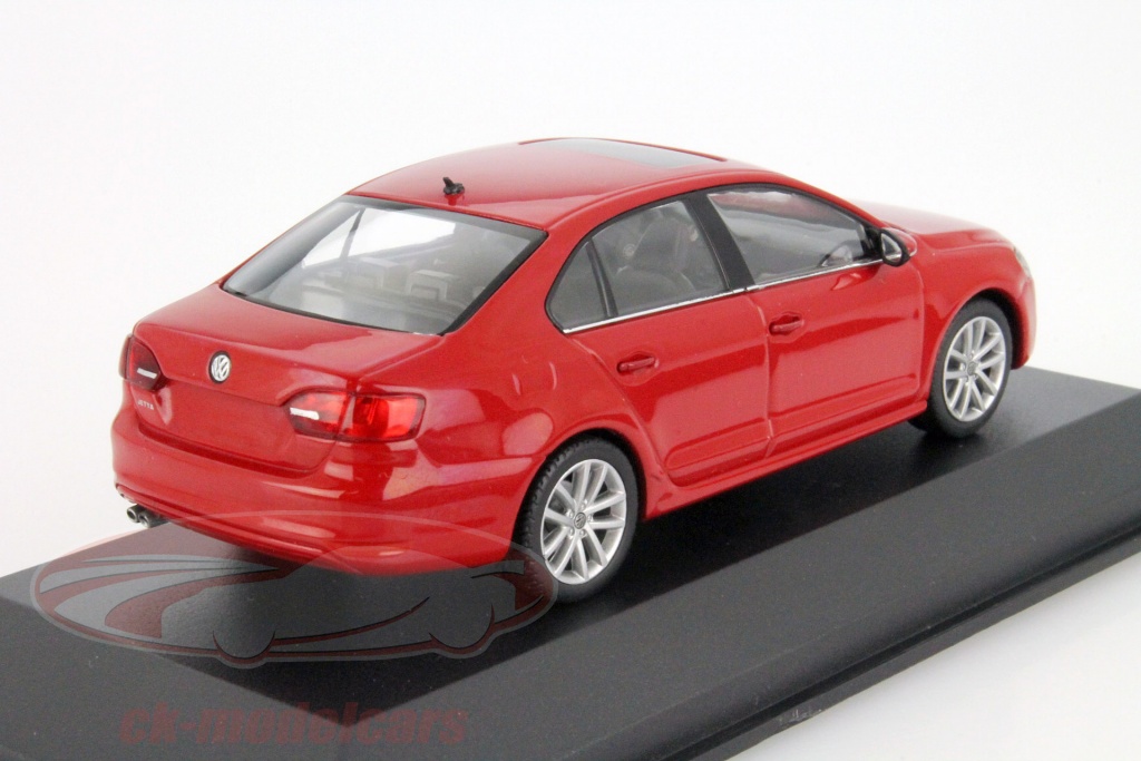 Minichamps 1:43 Volkswagen VW Jetta built in 2010 tornado red 400059001 ...