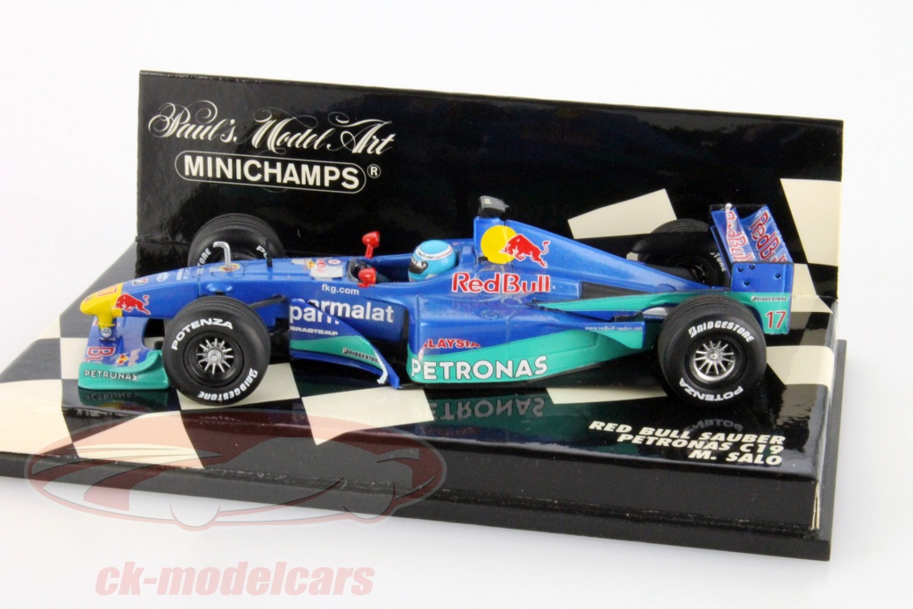 Minichamps 1:43 M. Salo Red Bull Sauber Petronas C19 #17 Formel 1 2000 ...