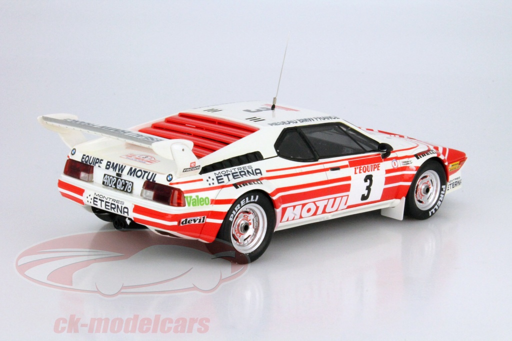 Ottomobile 1:18 BMW M1 #3 Group B Tour de Corse 1983 OT126 model car ...