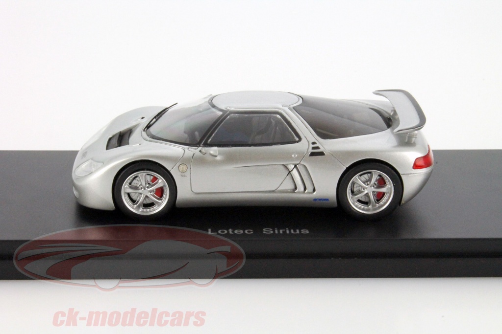 BoS-Models 1:43 Lotec Sirius Año 2000 plata BOS43190 modelo coche BOS43190